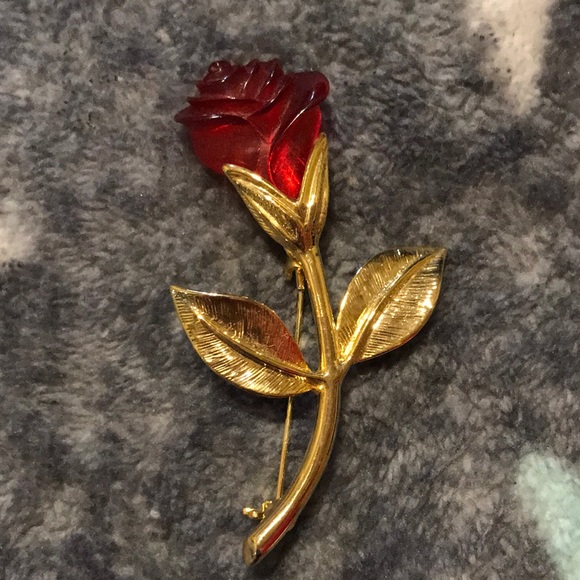 Jewelry | Rose 2 Inch Pin | Poshmark